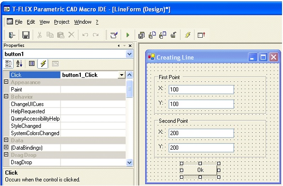 Macros > Creating Macros with Screen Forms